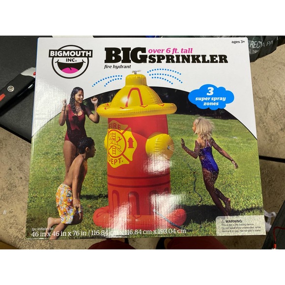 Big Buddha | Toys | Bigmouth Inc Giant Inflatable Fire Hydrant Backyard ...